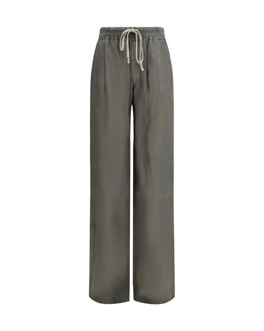 Rick Owens Pants in Grey | Lyst UK