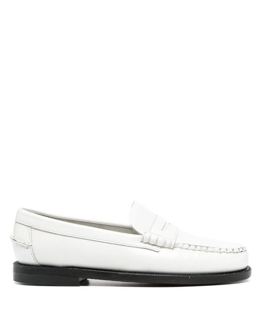 Sebago Classic Dan Pigment Shoes in White | Lyst