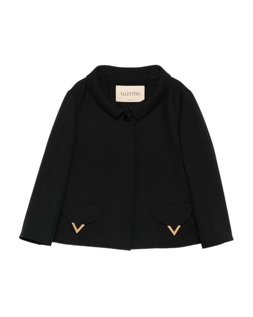 Valentino Garavani Jacket Clothing in Black | Lyst UK