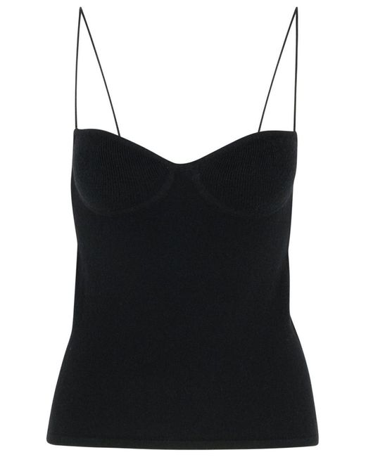 Lisa Yang 'Alicia' Cashmere Top in Black | Lyst