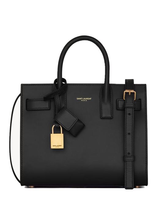 Saint Laurent "Sac De Jour" Bag in Black | Lyst UK