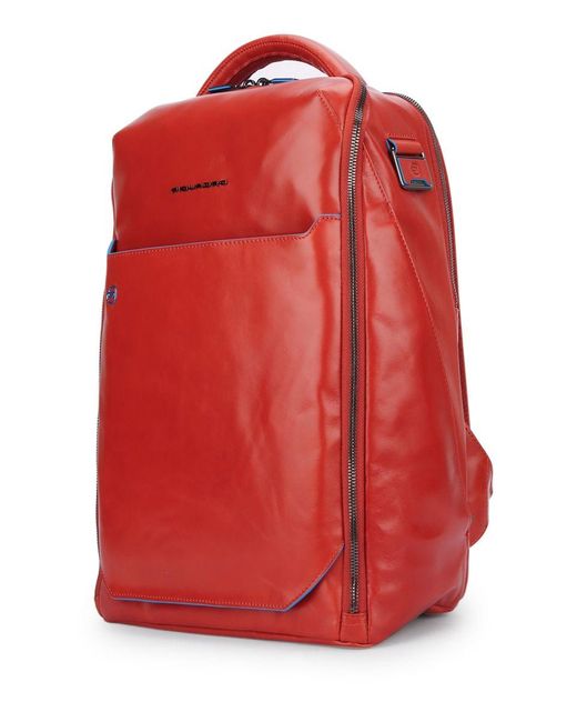 Piquadro Backpack Bags in Red | Lyst