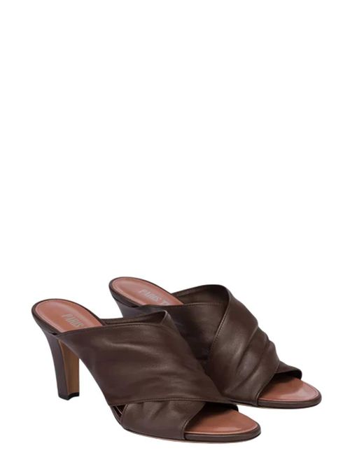 Paris Texas Maria Mule 75 in Brown | Lyst
