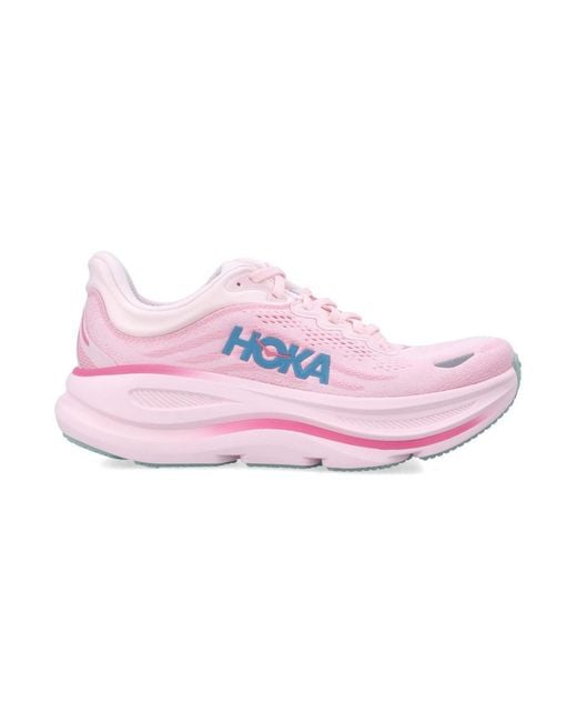 Hoka One One Bondi 9 in Pink | Lyst UK