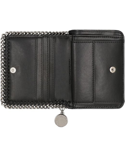 Stella McCartney Bi-Fold Wallet Falabella in Black | Lyst UK