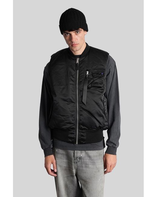 Alpha Industries Ma-1 Bomber Jacket in Black for Men | Lyst