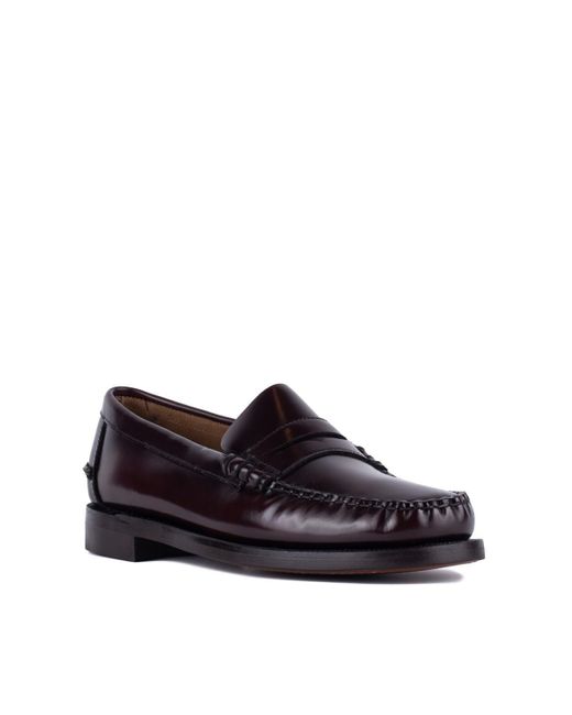 Sebago Dan Po Burgundy in Black for Men | Lyst UK