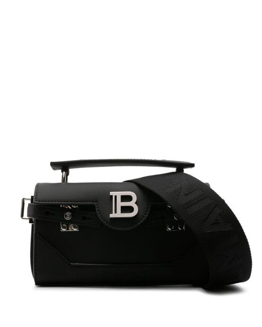 Balmain Faux-leather Messenger Bag in Black for Men | Lyst