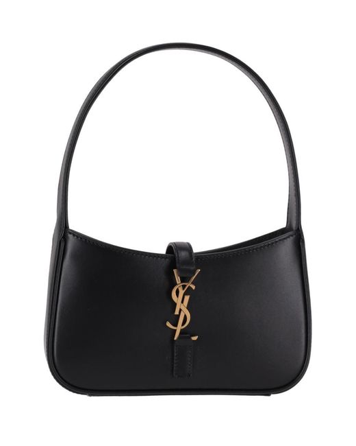 Saint Laurent M.Bag Hobo 5A7 Queens Calf in Black | Lyst UK