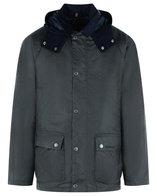 Barbour Modern 'Beaufort' Waxed Cotton Jacket in Black for Men | Lyst ...
