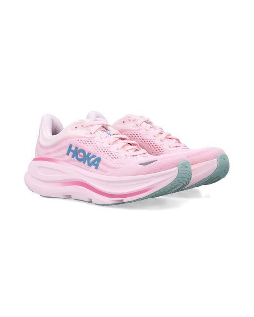 Hoka One One Bondi 9 in Pink | Lyst UK