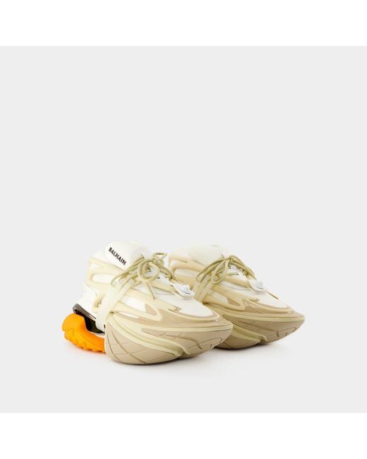Balmain Unicorn Sneakers in Yellow for Men | Lyst