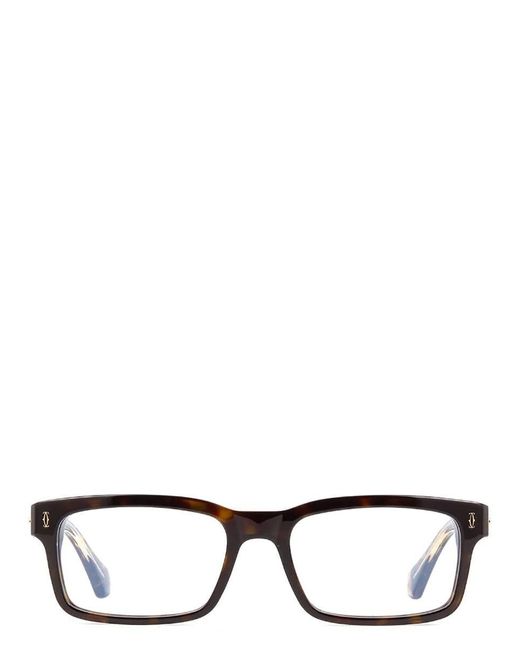 Cartier Eyeglasses In Black For Men Lyst