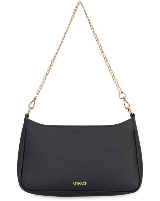 Versace The Medusa Mini Leather Bag in Black | Lyst UK