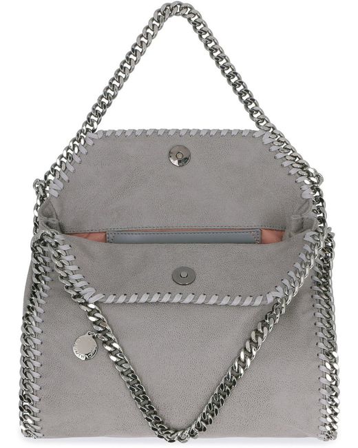 Stella McCartney Falabella Mini Tote in Grey | Lyst UK