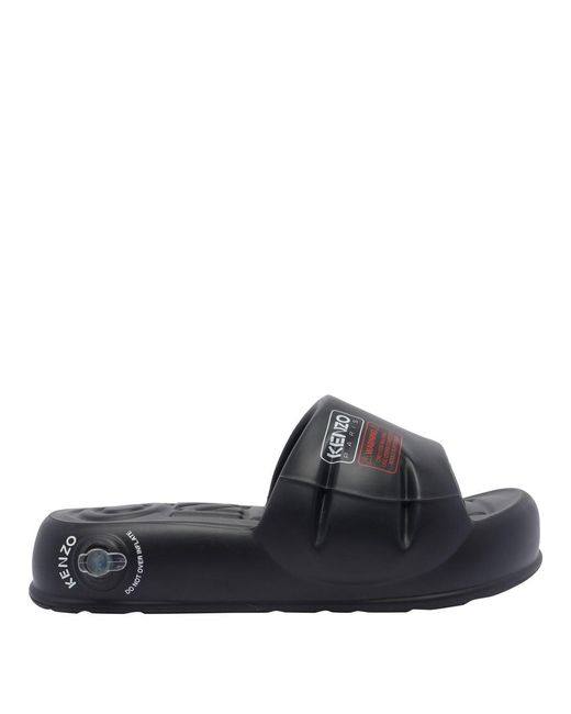 KENZO Sandals in Black | Lyst UK
