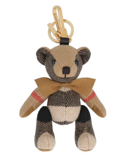 Burberry Thomas Teddy Bear Key-Ring in Metallic | Lyst