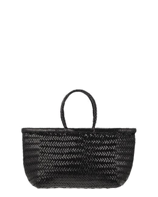 Dragon Diffusion Triple Jump Small - Woven Leather Bag in Black | Lyst