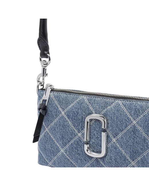 Marc Jacobs The Quilted Denim Snapshot Convertible Shoulder Bag in Blue ...