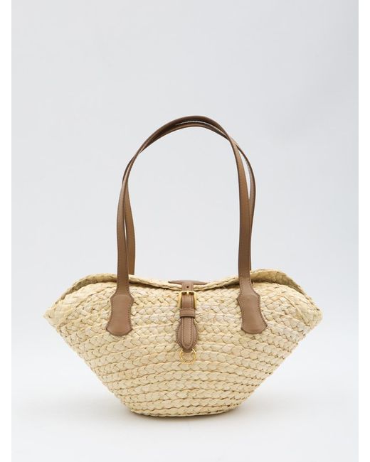 Dolce & Gabbana Dolce&Gabbana Capri Coffa Bag in Natural | Lyst UK