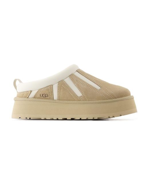 UGG W Tazz Sunwave Mules in Natural | Lyst