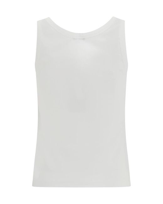 Versace Top in White | Lyst UK