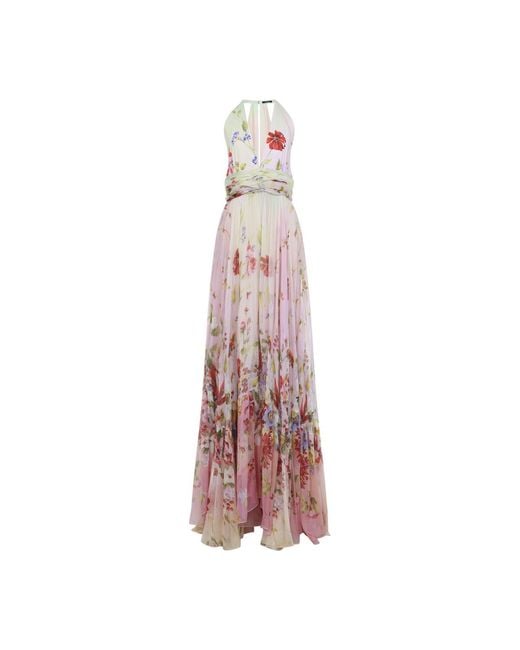Roberto Cavalli Dress in Pink | Lyst UK