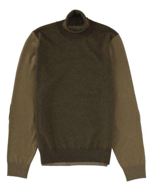 Maison Margiela "Two-Tone" Jersey in Green | Lyst UK