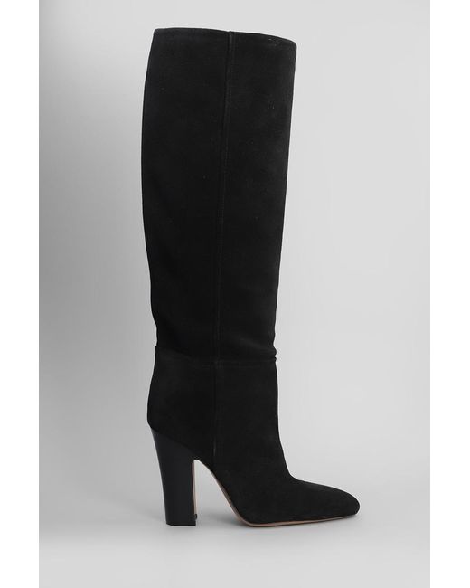 Paris Texas Lavinia Boot 100 High Heels Boots in Black | Lyst UK
