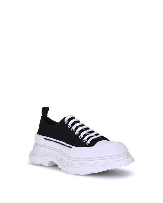 McQueen Tread Slick Sneakers in White for Men | Lyst UK