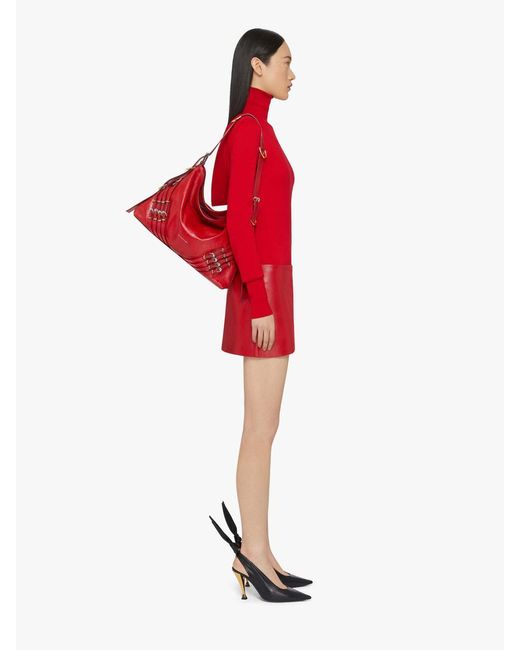 Givenchy Voyou Shopper Shoulder Bag in Red | Lyst UK