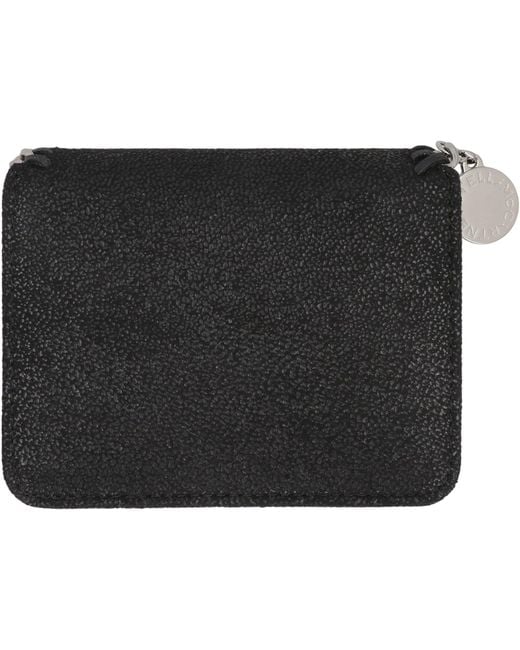 Stella McCartney Bi-Fold Wallet Falabella in Black | Lyst UK