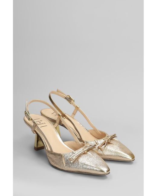 GOLD&ROUGE Azalea Pumps in Metallic | Lyst
