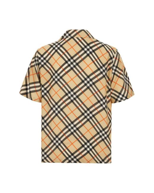 Burberry Shirts in Metallic for Men | Lyst