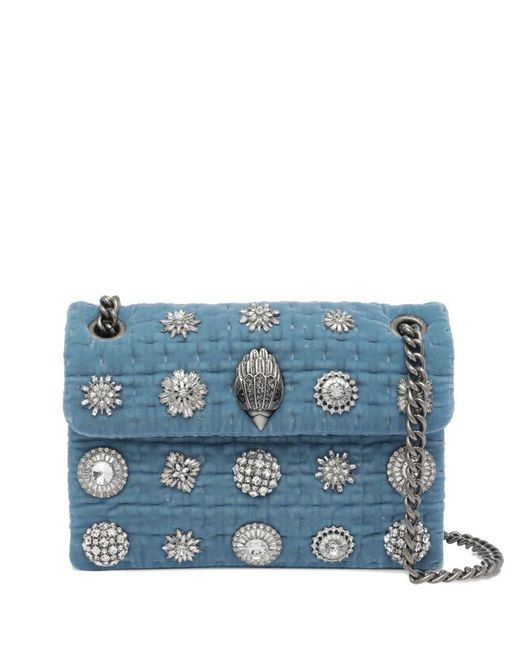 Kurt Geiger Croosbody Mini 'Kensington' Bag in Blue | Lyst UK