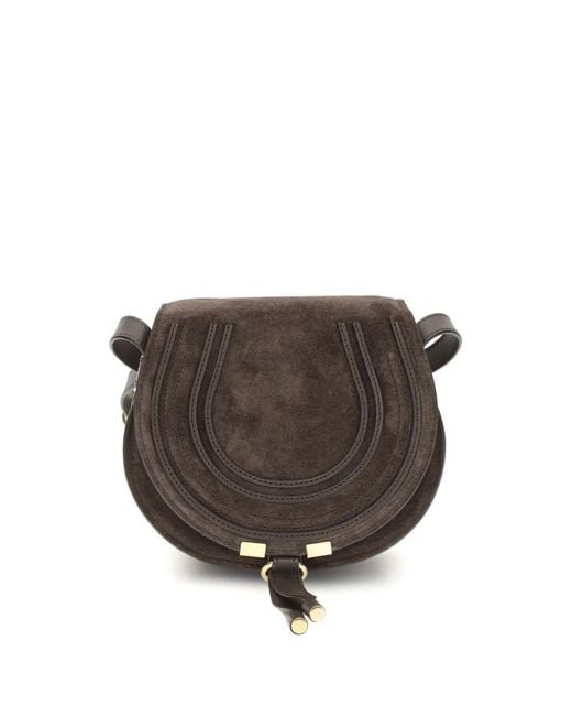 Chloé Chloã Marcie Small Shoulder Bag in Brown | Lyst UK