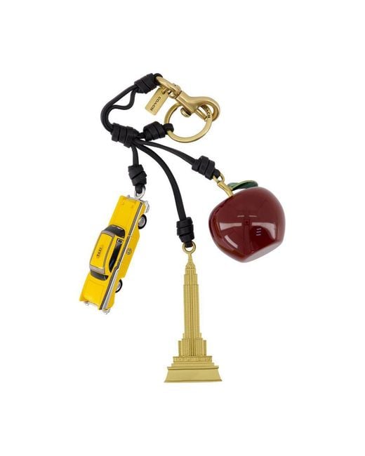 COACH Keyring Small New York Cluster | Lyst