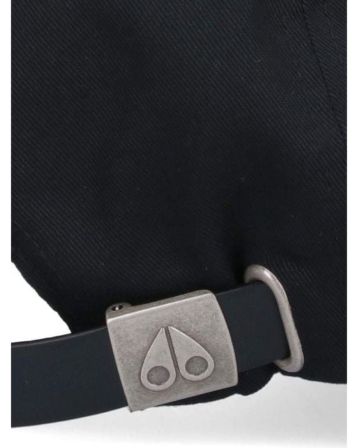 Moose Knuckles Baseball Cap With Metal Logo Patch in Blue for Men | Lyst