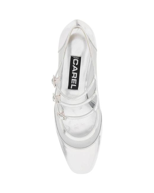 CAREL PARIS Carel Mary Jane Knight in White | Lyst