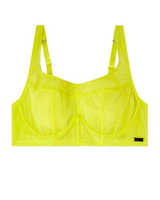 Diesel X Fenty By Rihanna C-Longline-Bra in Yellow | Lyst UK