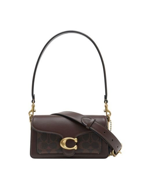 COACH Signature Tabby 20 Refresh Shoulder Bag in Black | Lyst