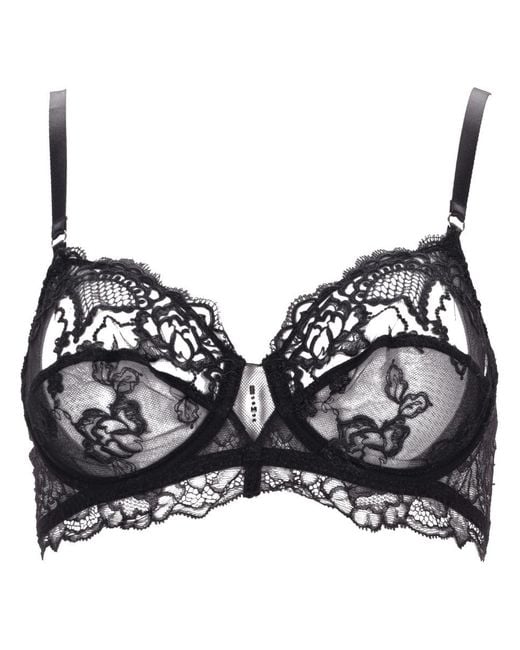 Lise Charmel Sublime Lace Bra in Black | Lyst