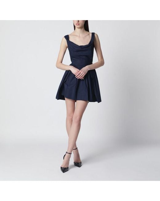 Vivienne Westwood Sunday Mini Dress in Blue | Lyst UK