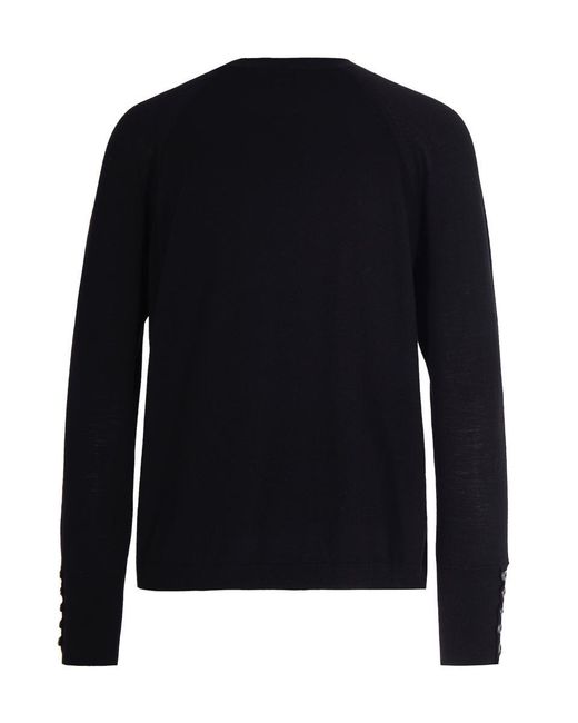 Alpha Studio Sweater in Black | Lyst UK