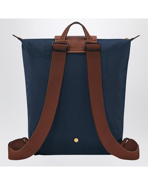 Longchamp M Le Pliage Original Backpack in Blue | Lyst UK