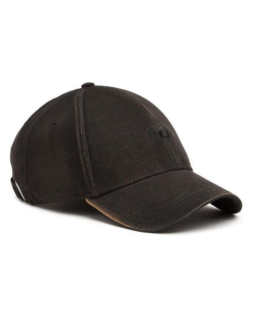 DIESEL Baseball Hat With Logo in Black for Men | Lyst UK