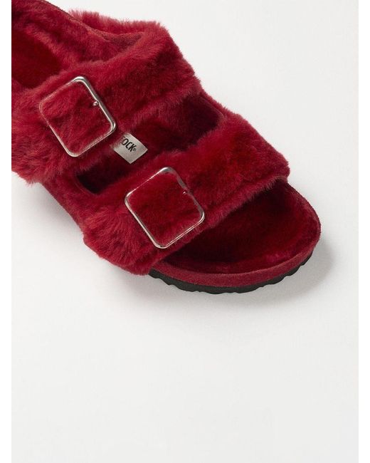 Birkenstock Slides in Red for Men | Lyst