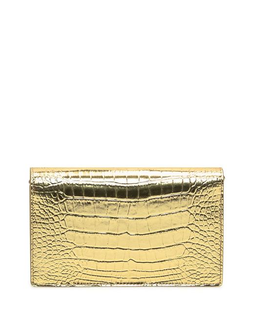 Versace Wallet With Chain in Metallic | Lyst UK