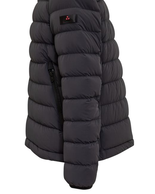Peuterey Down Jacket With Hood Padded in Black for Men | Lyst UK