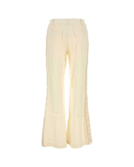 Zimmermann Pants in White | Lyst